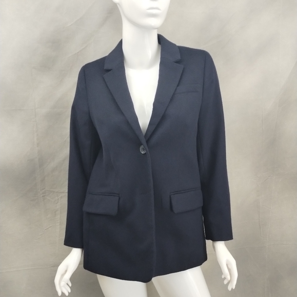 Talbots | Jackets & Coats | Talbots Woven In Italy Lined Blazer P ...